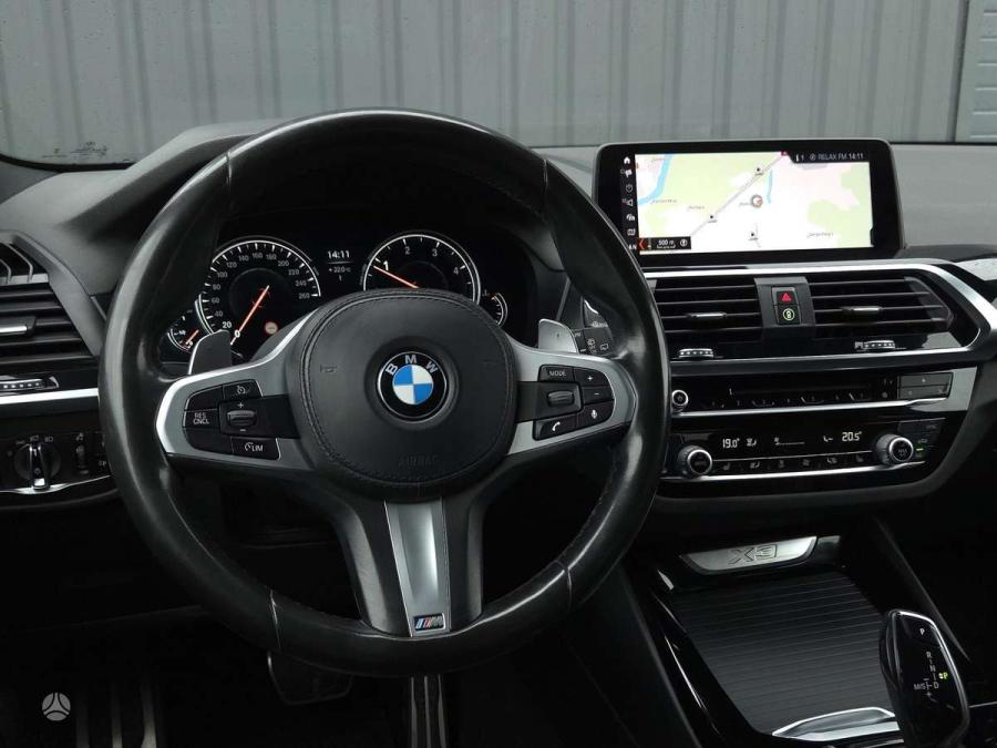 Grey BMW X3 2019 in Kaunas, with an engine capacity of 2.00 L and mileage of 188 thousand km for 25999 €, photo 69 on AUTOMOTO.COM.LV