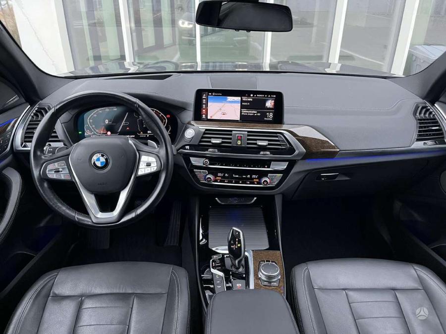 Pelēks BMW X3 2020 Viļņa, ar dzinēja tilpumu 2.00 L un nobraukumu 129 tūkst. km par 32500 €, foto 6 vietnē AUTOMOTO.COM.LV