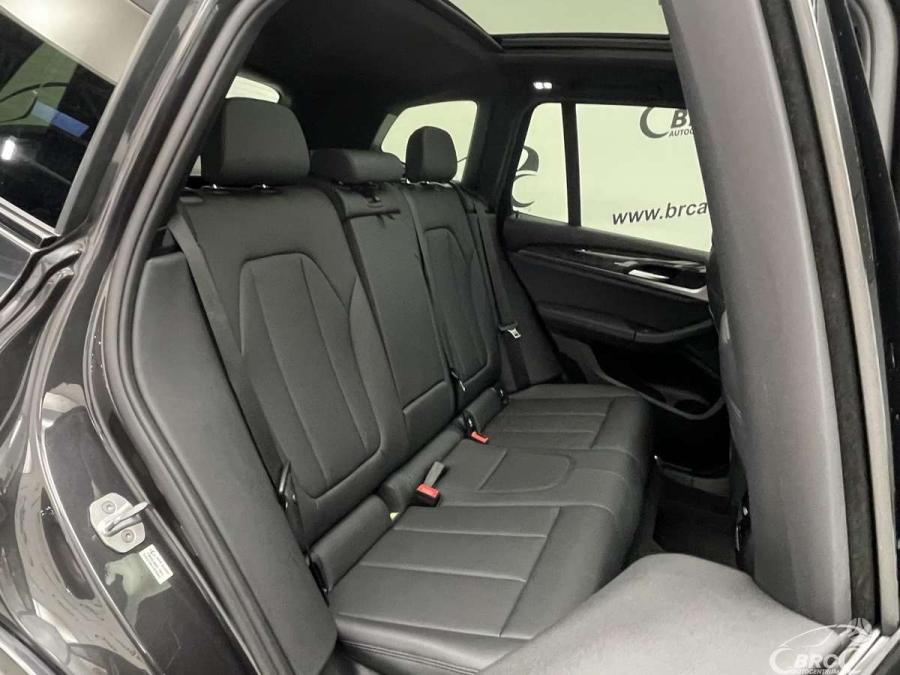 Grey BMW X3 2020 in Vilnius, with an engine capacity of 2.00 L and mileage of 148 thousand km for 20950 €, photo 12 on AUTOMOTO.COM.LV