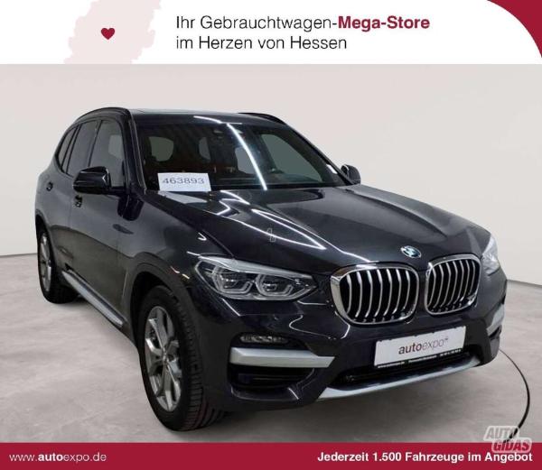 Pelēks BMW X3 2021 Kauņa, ar dzinēja tilpumu 2.00 L un nobraukumu 96 tūkst. km par 31557 €, foto 1 vietnē AUTOMOTO.COM.LV