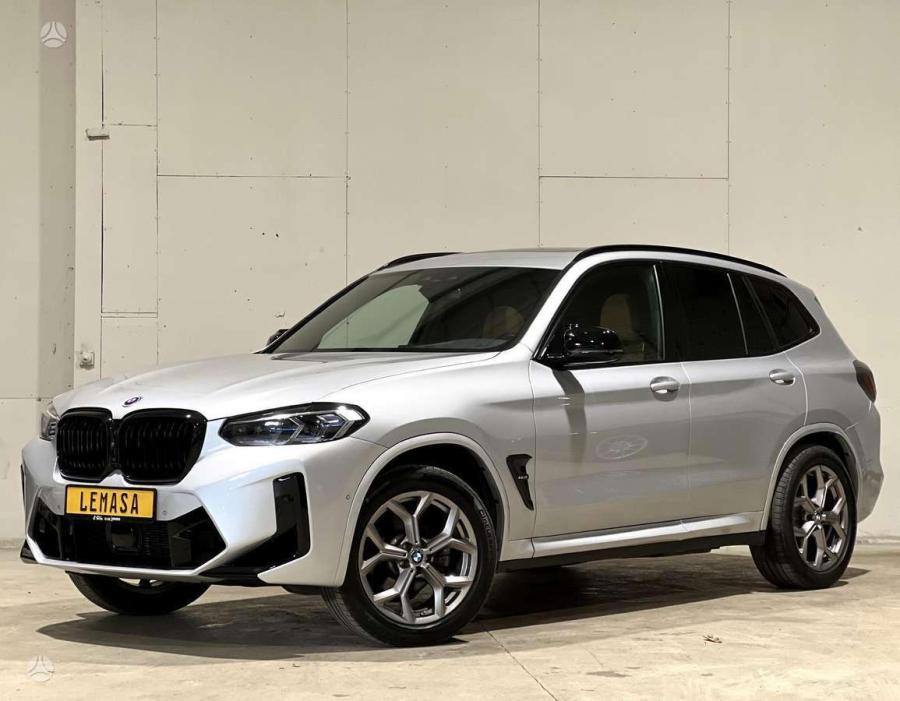Grey BMW X3 2021 in Klaipeda, with an engine capacity of 2.00 L and mileage of 97 thousand km for 29999 €, photo 1 on AUTOMOTO.COM.LV