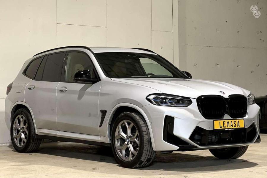 Grey BMW X3 2021 in Klaipeda, with an engine capacity of 2.00 L and mileage of 97 thousand km for 29999 €, photo 22 on AUTOMOTO.COM.LV