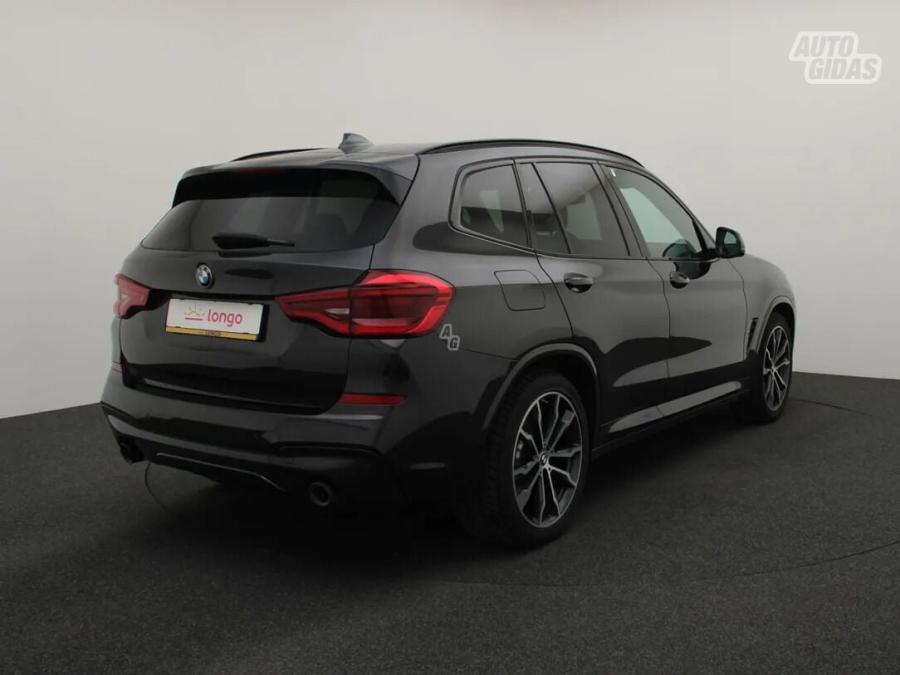 Grey BMW X3 2021 in Vilnius, with an engine capacity of 2.00 L and mileage of 169 thousand km for 27499 €, photo 9 on AUTOMOTO.COM.LV