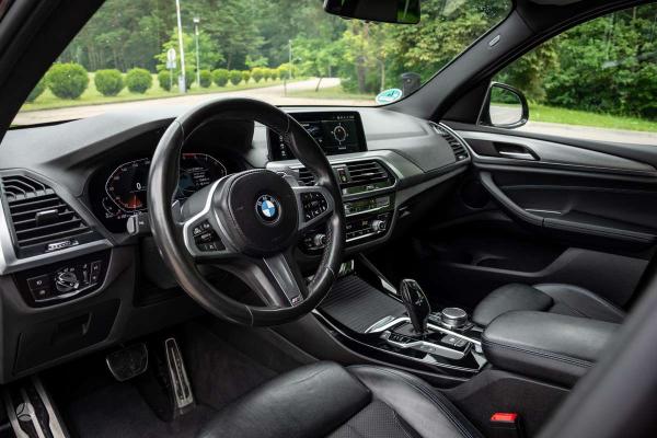 Grey BMW X3 2021 in Elektrenai, with an engine capacity of 2.00 L and mileage of 212 thousand km for 24350 €, photo 9 on AUTOMOTO.COM.LV