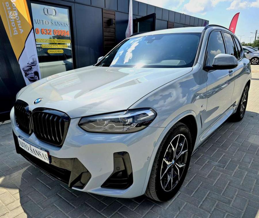 Pelēks BMW X3 2021 Tauragė, ar dzinēja tilpumu 3.00 L un nobraukumu 298 tūkst. km par 25700 €, foto 13 vietnē AUTOMOTO.COM.LV