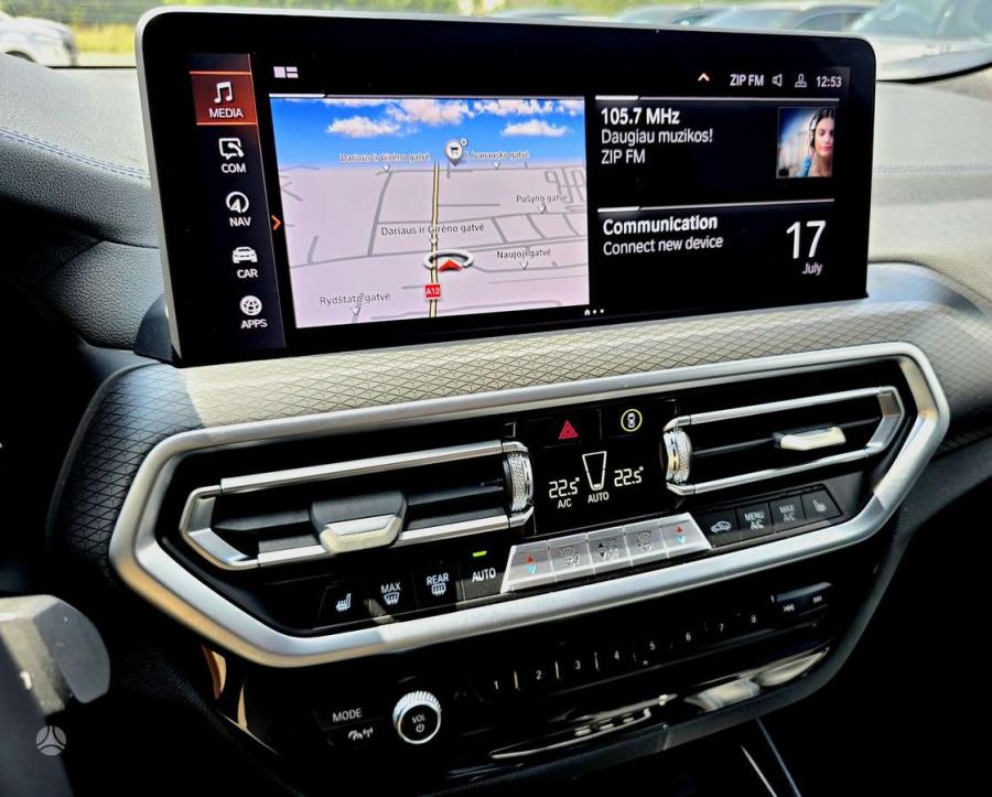 Pelēks BMW X3 2021 Tauragė, ar dzinēja tilpumu 3.00 L un nobraukumu 298 tūkst. km par 25700 €, foto 19 vietnē AUTOMOTO.COM.LV