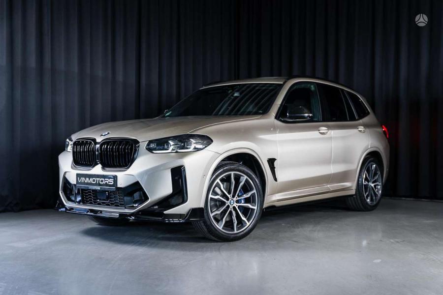 Grey BMW X3 2021 in Vilnius, with an engine capacity of 2.00 L and mileage of 41 thousand km for 32500 €, photo 1 on AUTOMOTO.COM.LV