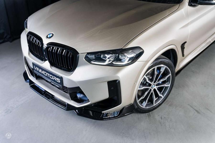 Grey BMW X3 2021 in Vilnius, with an engine capacity of 2.00 L and mileage of 41 thousand km for 32500 €, photo 8 on AUTOMOTO.COM.LV