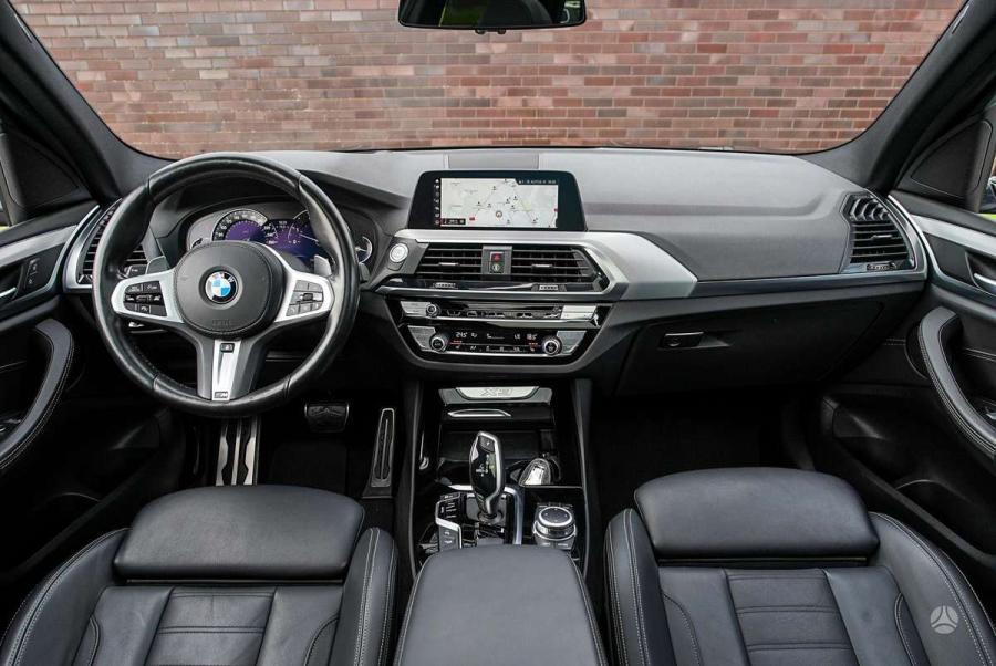 Grey BMW X3 2021 in Marijampole, with an engine capacity of 2.99 L and mileage of 117 thousand km for 31250 €, photo 16 on AUTOMOTO.COM.LV