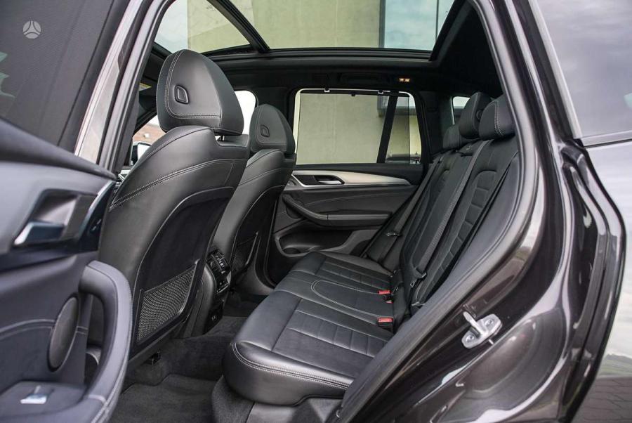 Grey BMW X3 2021 in Marijampole, with an engine capacity of 2.99 L and mileage of 117 thousand km for 31250 €, photo 36 on AUTOMOTO.COM.LV