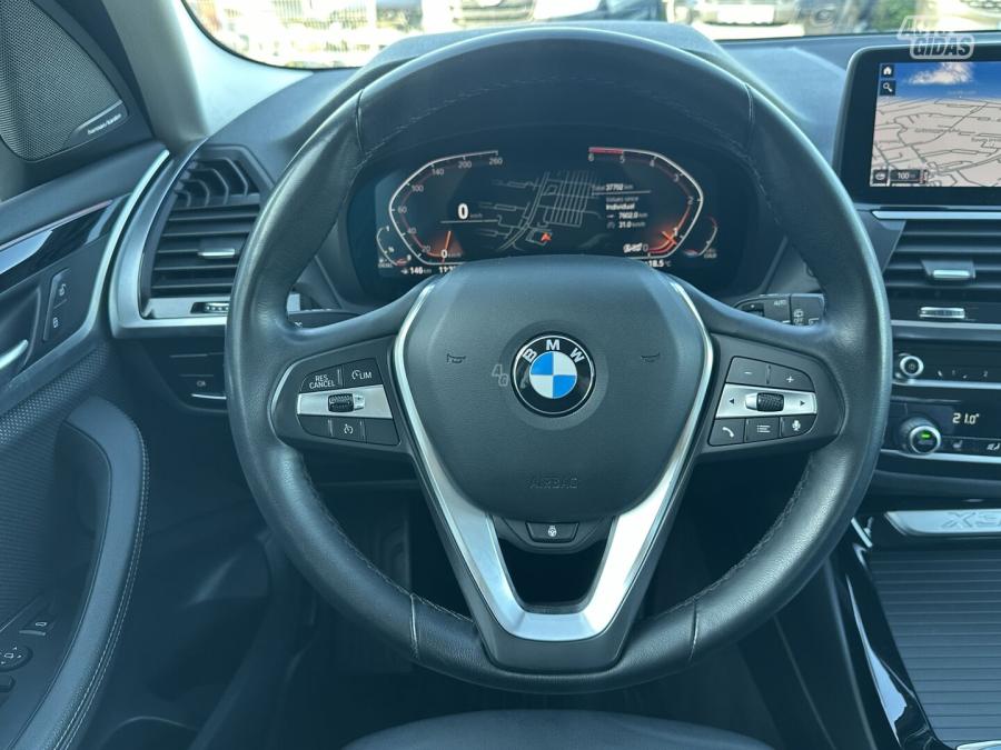 Pelēks BMW X3 2021 Kauņa, ar dzinēja tilpumu 2.00 L un nobraukumu 38 tūkst. km par 29971 €, foto 17 vietnē AUTOMOTO.COM.LV