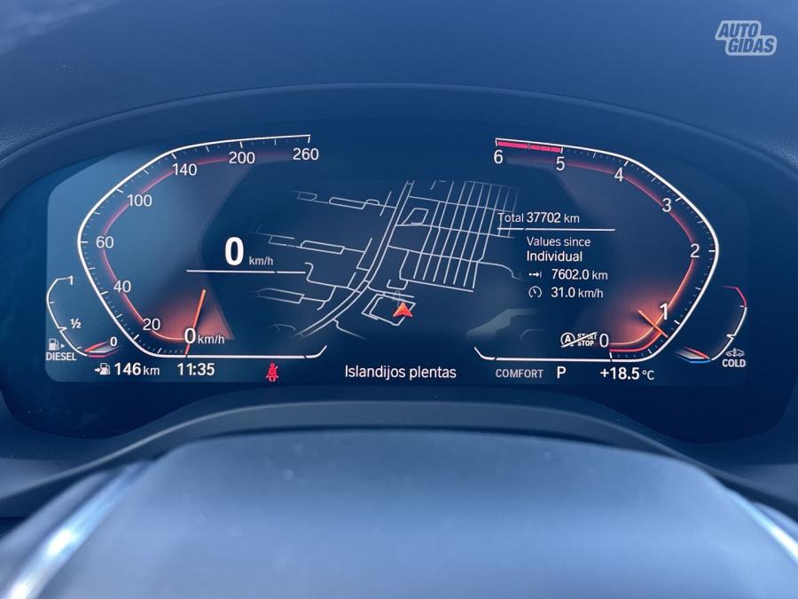 Pelēks BMW X3 2021 Kauņa, ar dzinēja tilpumu 2.00 L un nobraukumu 38 tūkst. km par 29971 €, foto 19 vietnē AUTOMOTO.COM.LV