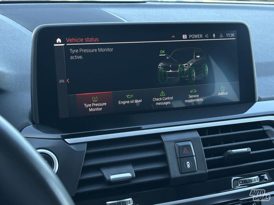 Pelēks BMW X3 2021 Kauņa, ar dzinēja tilpumu 2.00 L un nobraukumu 38 tūkst. km par 29971 €, foto 27 vietnē AUTOMOTO.COM.LV