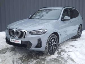 Grey BMW X3 2022 in Vilnius, with an engine capacity of 2.00 L and mileage of 55 thousand km for 40900 €, photo  on AUTOMOTO.COM.LV