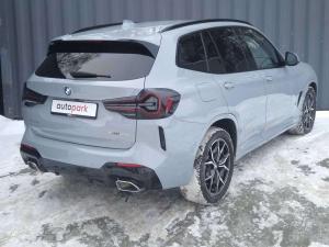 Grey BMW X3 2022 in Vilnius, with an engine capacity of 2.00 L and mileage of 55 thousand km for 40900 €, photo 3 on AUTOMOTO.COM.LV