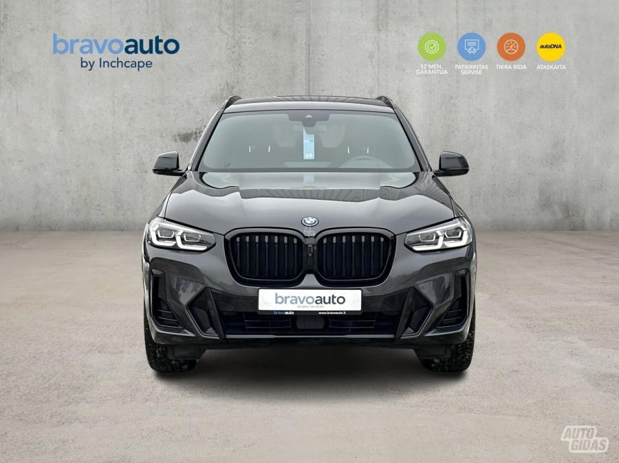 Grey BMW X3 2022 in Kaunas, with an engine capacity of 2.00 L and mileage of 100 thousand km for 42771 €, photo 8 on AUTOMOTO.COM.LV