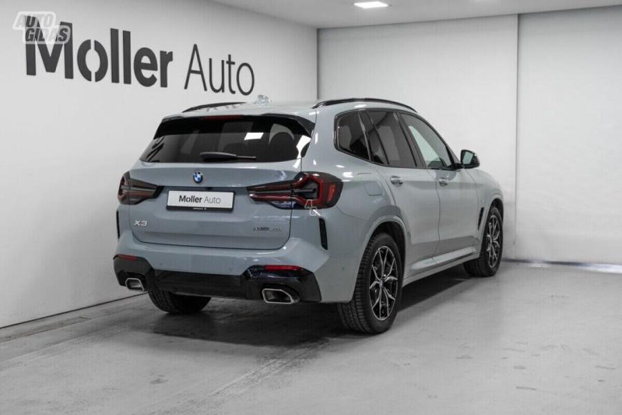 Grey BMW X3 2022 in Vilnius, with an engine capacity of 2.00 L and mileage of 57 thousand km for 41500 €, photo 4 on AUTOMOTO.COM.LV
