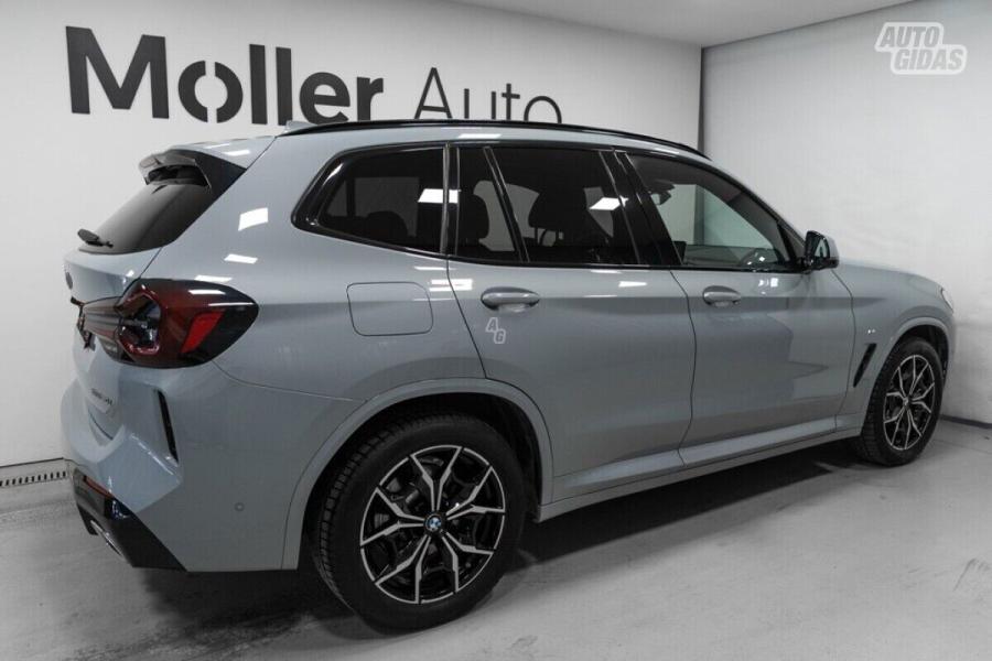 Grey BMW X3 2022 in Vilnius, with an engine capacity of 2.00 L and mileage of 57 thousand km for 41500 €, photo 5 on AUTOMOTO.COM.LV