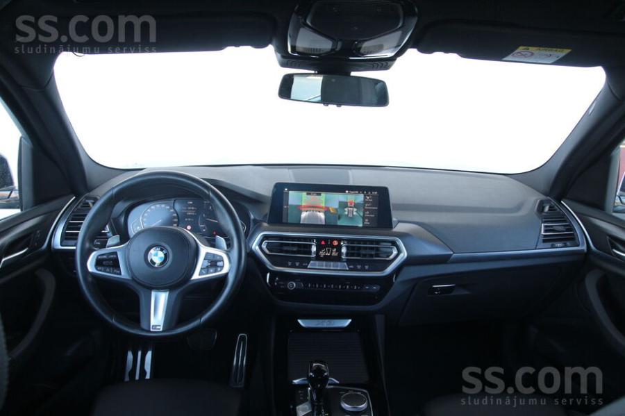 Grey BMW X3 2022 in Riga, with an engine capacity of 3.00 L and mileage of 136 thousand km for 30999 €, photo 16 on AUTOMOTO.COM.LV
