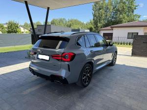 Grey BMW X3 2022 in Vilnius, with an engine capacity of 2.00 L and mileage of 63 thousand km for 37900 €, photo 5 on AUTOMOTO.COM.LV