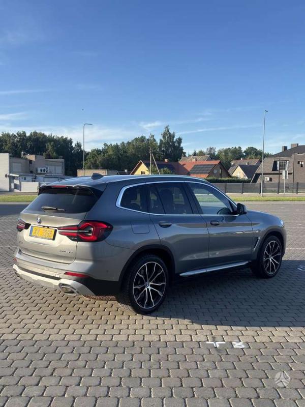 Pelēks BMW X3 2022 Raseiniai, ar dzinēja tilpumu 2.99 L un nobraukumu 39 tūkst. km par 38900 €, foto 4 vietnē AUTOMOTO.COM.LV