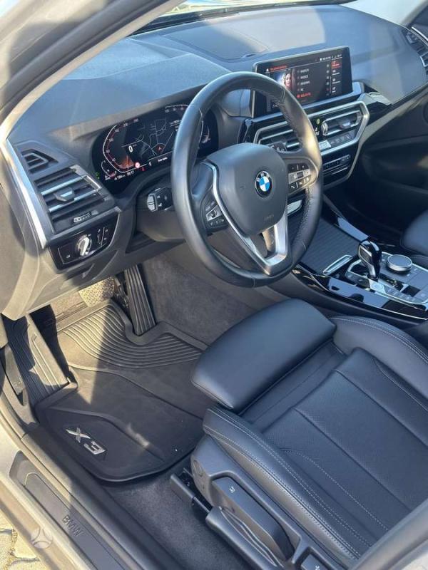 Pelēks BMW X3 2022 Raseiniai, ar dzinēja tilpumu 2.99 L un nobraukumu 39 tūkst. km par 38900 €, foto 7 vietnē AUTOMOTO.COM.LV