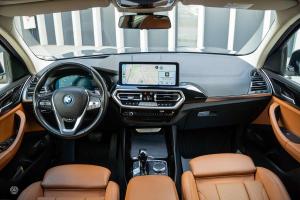 Grey BMW X3 2022 in Vilnius, with an engine capacity of 2.00 L and mileage of 135 thousand km for 33800 €, photo 21 on AUTOMOTO.COM.LV