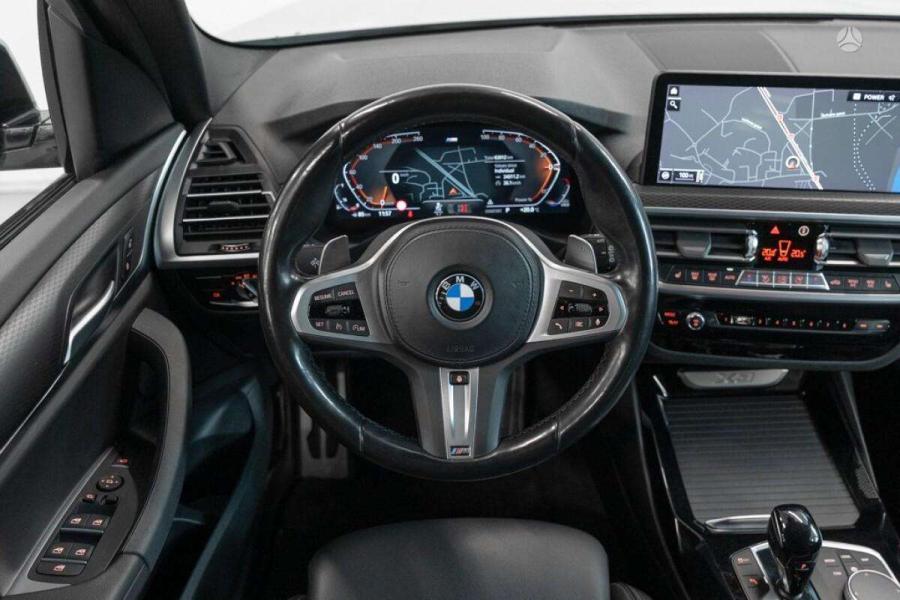 Pelēks BMW X3 2022 Viļņa, ar dzinēja tilpumu 2.00 L un nobraukumu 64 tūkst. km par 38900 €, foto 10 vietnē AUTOMOTO.COM.LV