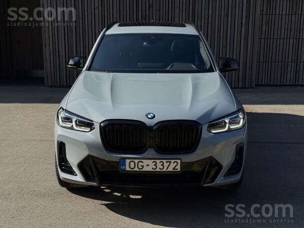 Grey BMW X3 2022 in Riga, with an engine capacity of 2.00 L and mileage of 75 thousand km for 37500 €, photo 1 on AUTOMOTO.COM.LV