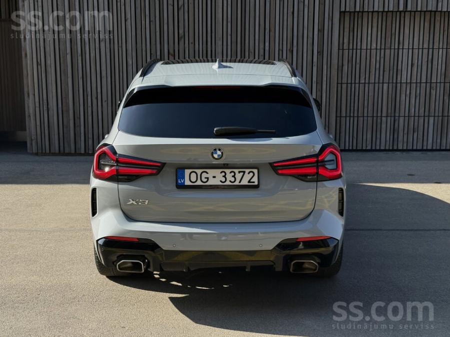 Grey BMW X3 2022 in Riga, with an engine capacity of 2.00 L and mileage of 75 thousand km for 37500 €, photo 3 on AUTOMOTO.COM.LV