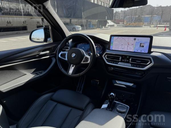 Grey BMW X3 2022 in Riga, with an engine capacity of 2.00 L and mileage of 75 thousand km for 37500 €, photo 7 on AUTOMOTO.COM.LV