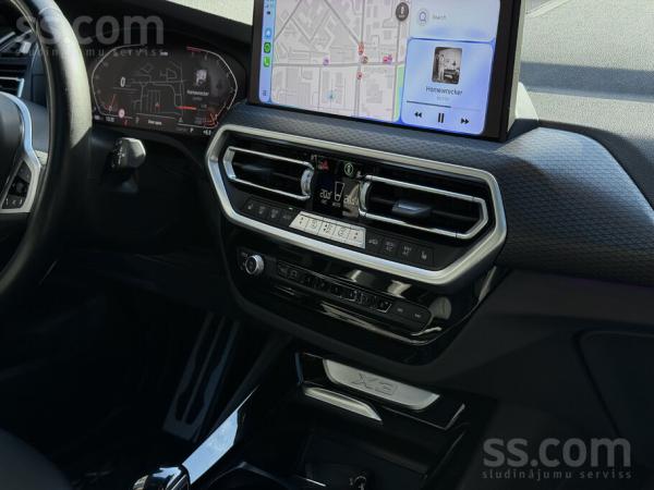 Grey BMW X3 2022 in Riga, with an engine capacity of 2.00 L and mileage of 75 thousand km for 37500 €, photo 8 on AUTOMOTO.COM.LV