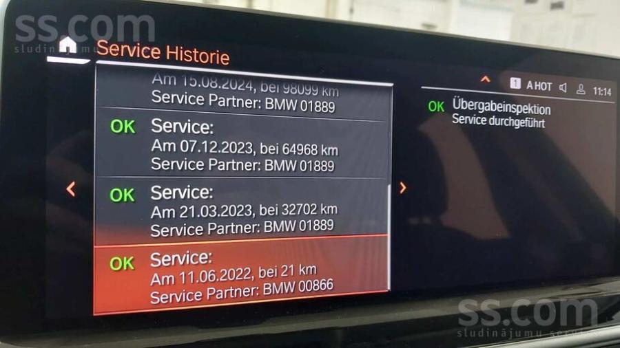 Серый БМВ Х3 2022 в Рига, объемом двигателя 3.00 л и пробегом 170 тыс. км за 29500 €, фото 11 на AUTOMOTO.COM.LV