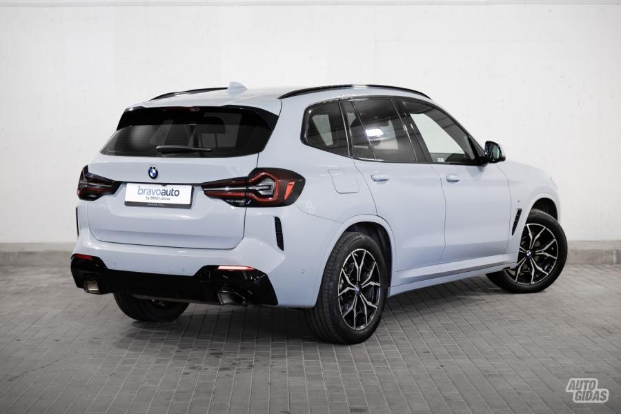 Pelēks BMW X3 2022 Viļņa, ar dzinēja tilpumu 2.00 L un nobraukumu 57 tūkst. km par 39991 €, foto 9 vietnē AUTOMOTO.COM.LV