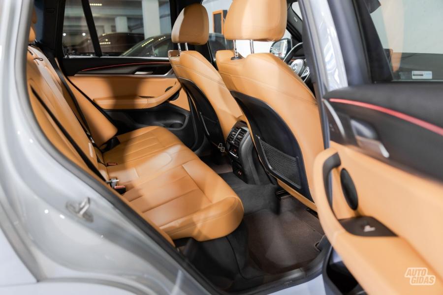 Pelēks BMW X3 2022 Viļņa, ar dzinēja tilpumu 2.00 L un nobraukumu 57 tūkst. km par 39991 €, foto 21 vietnē AUTOMOTO.COM.LV