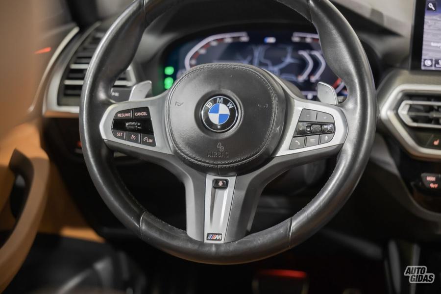 Pelēks BMW X3 2022 Viļņa, ar dzinēja tilpumu 2.00 L un nobraukumu 57 tūkst. km par 39991 €, foto 25 vietnē AUTOMOTO.COM.LV