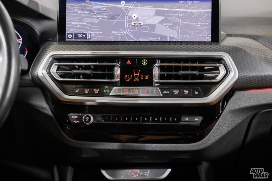 Pelēks BMW X3 2022 Viļņa, ar dzinēja tilpumu 2.00 L un nobraukumu 57 tūkst. km par 39991 €, foto 26 vietnē AUTOMOTO.COM.LV