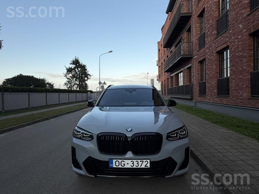 Grey BMW X3 2022 in Riga, with an engine capacity of 2.00 L and mileage of 78 thousand km for 37400 €, photo 1 on AUTOMOTO.COM.LV