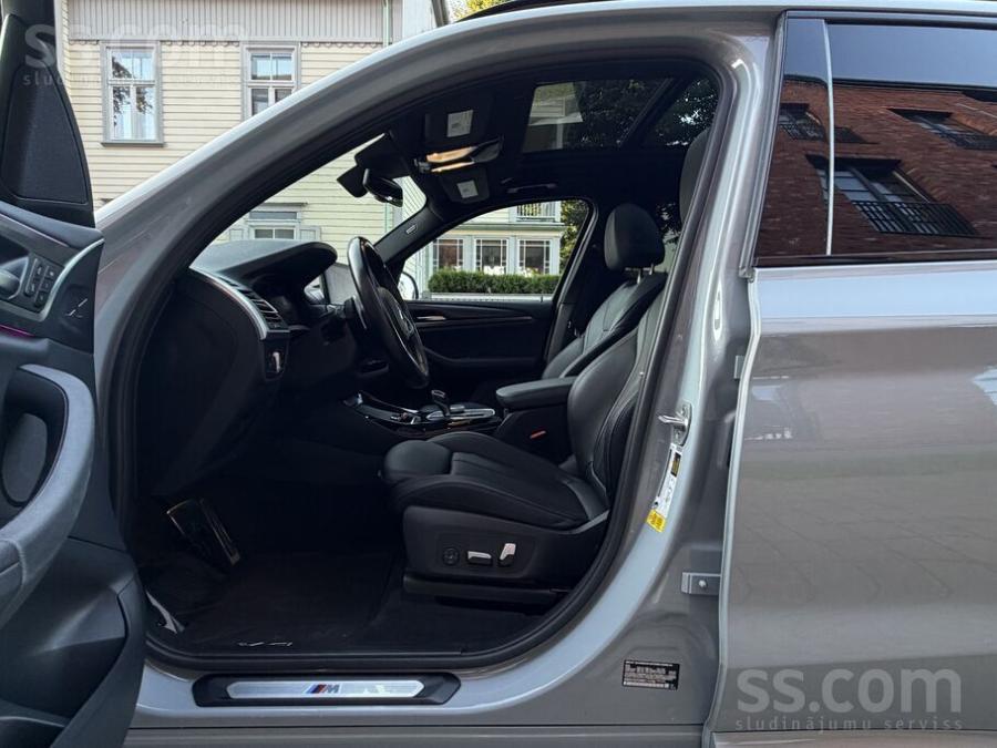 Grey BMW X3 2022 in Riga, with an engine capacity of 2.00 L and mileage of 78 thousand km for 37400 €, photo 10 on AUTOMOTO.COM.LV
