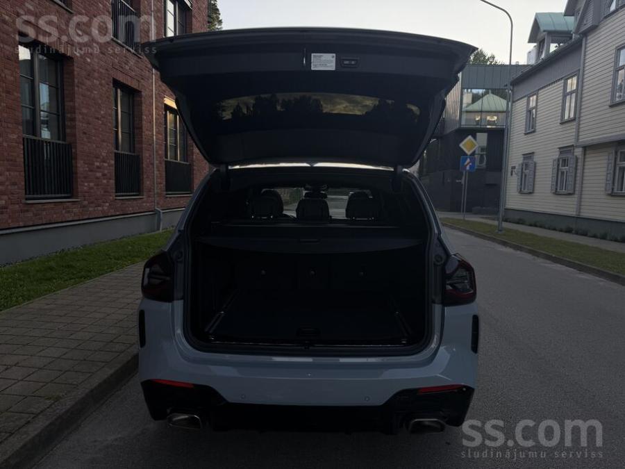 Grey BMW X3 2022 in Riga, with an engine capacity of 2.00 L and mileage of 78 thousand km for 37400 €, photo 18 on AUTOMOTO.COM.LV