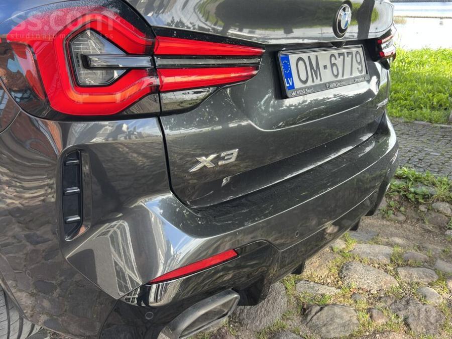 Pelēks BMW X3 2022 Rīga, ar dzinēja tilpumu 3.00 L un nobraukumu 136 tūkst. km par 30900 €, foto 5 vietnē AUTOMOTO.COM.LV