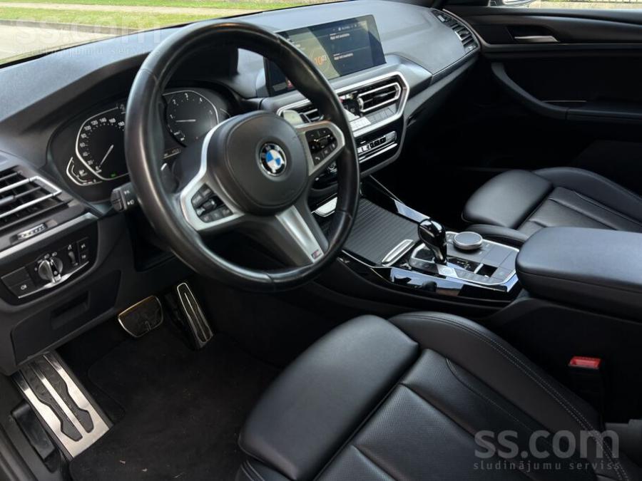Pelēks BMW X3 2022 Rīga, ar dzinēja tilpumu 3.00 L un nobraukumu 136 tūkst. km par 30900 €, foto 22 vietnē AUTOMOTO.COM.LV