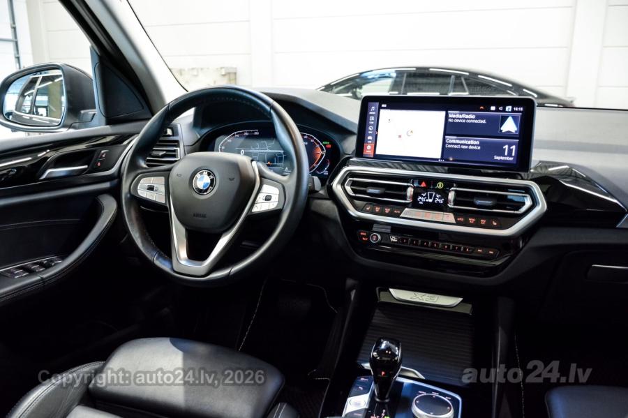 Pelēks BMW X3 2022 Tallina, ar dzinēja tilpumu 3.00 L un nobraukumu 61 tūkst. km par 44500 €, foto 10 vietnē AUTOMOTO.COM.LV