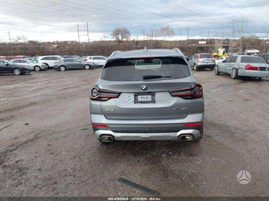 Grey BMW X3 2023 in Klaipeda, with an engine capacity of 2.00 L and mileage of 33 thousand km for 17600 €, photo 17 on AUTOMOTO.COM.LV