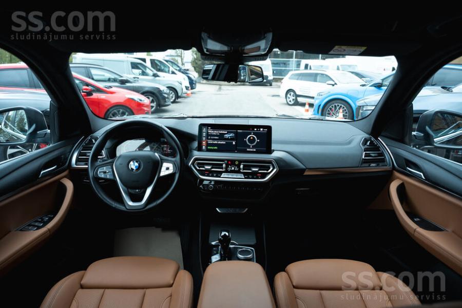 Grey BMW X3 2023 in Riga, with an engine capacity of 2.00 L and mileage of 112 thousand km for 34990 €, photo 8 on AUTOMOTO.COM.LV