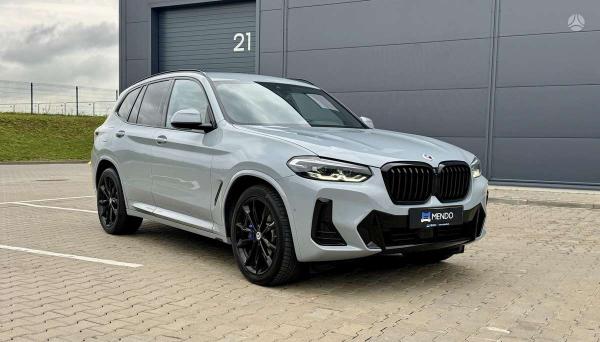 Grey BMW X3 2023 in Vilnius, with an engine capacity of 2.00 L and mileage of 160 thousand km for 36990 €, photo 3 on AUTOMOTO.COM.LV