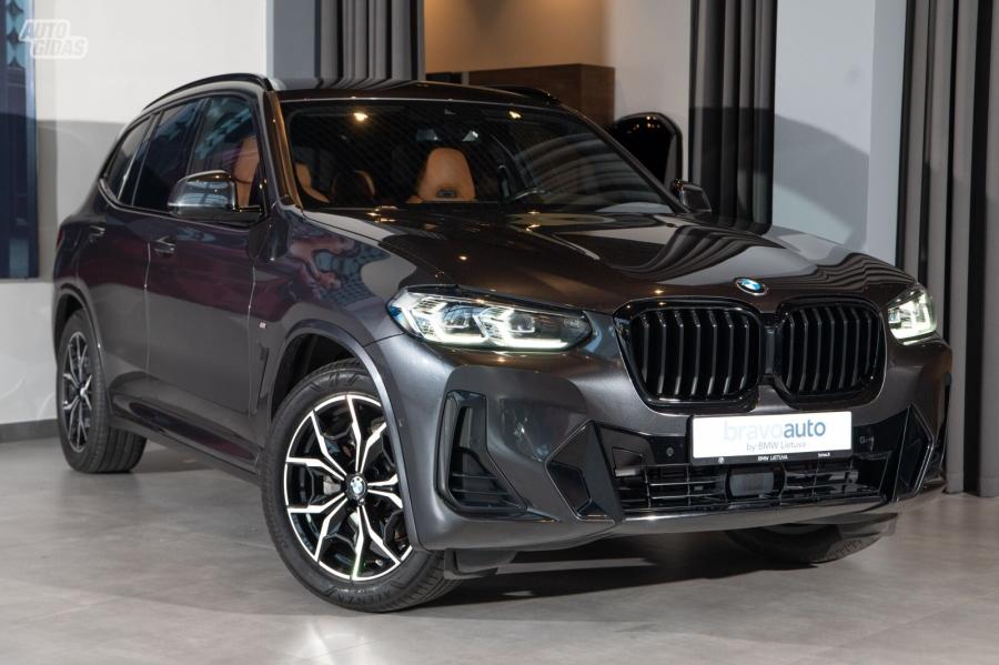 Grey BMW X3 2023 in Kaunas, with an engine capacity of 2.00 L and mileage of 126 thousand km for 39771 €, photo 4 on AUTOMOTO.COM.LV
