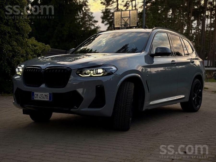 Grey BMW X3 2023 in Riga, with an engine capacity of 2.00 L and mileage of 159 thousand km for 34850 €, photo 1 on AUTOMOTO.COM.LV