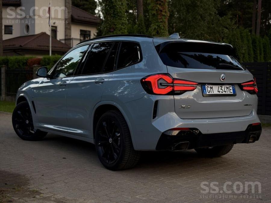 Grey BMW X3 2023 in Riga, with an engine capacity of 2.00 L and mileage of 159 thousand km for 34850 €, photo 3 on AUTOMOTO.COM.LV