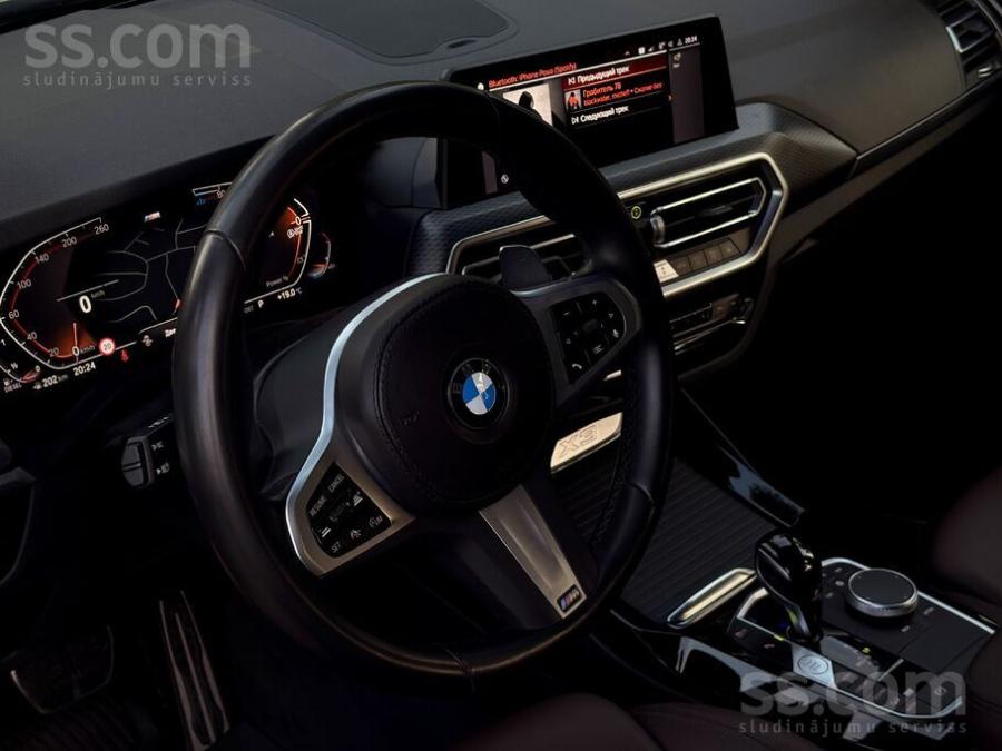 Grey BMW X3 2023 in Riga, with an engine capacity of 2.00 L and mileage of 159 thousand km for 34850 €, photo 10 on AUTOMOTO.COM.LV